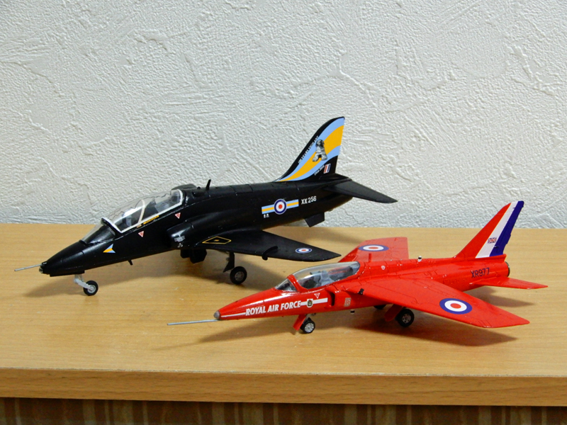 英国空軍のジェット練習機FOLLAND/HS GNAT T.1 & BAe HAWK T.1A (AIRFIX 1/72)＞ 特集 トレーナー ...