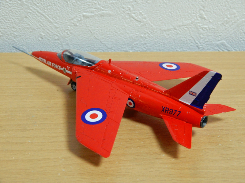 英国空軍のジェット練習機FOLLAND/HS GNAT T.1 & BAe HAWK T.1A (AIRFIX 1/72)＞ 特集 トレーナー ...